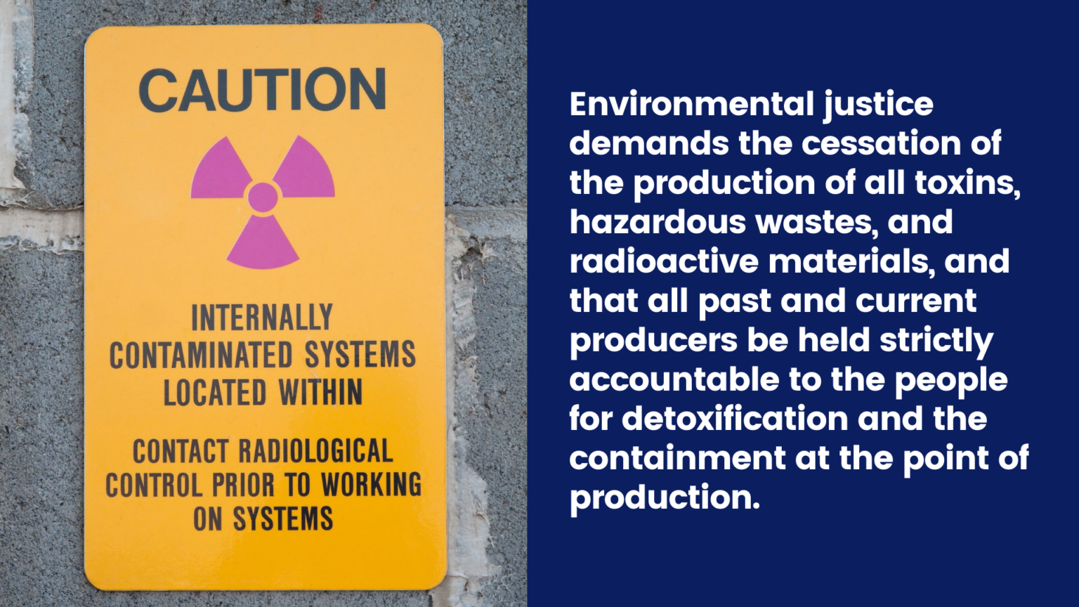 Principles of Environmental Justice – Clean Water for North Carolina