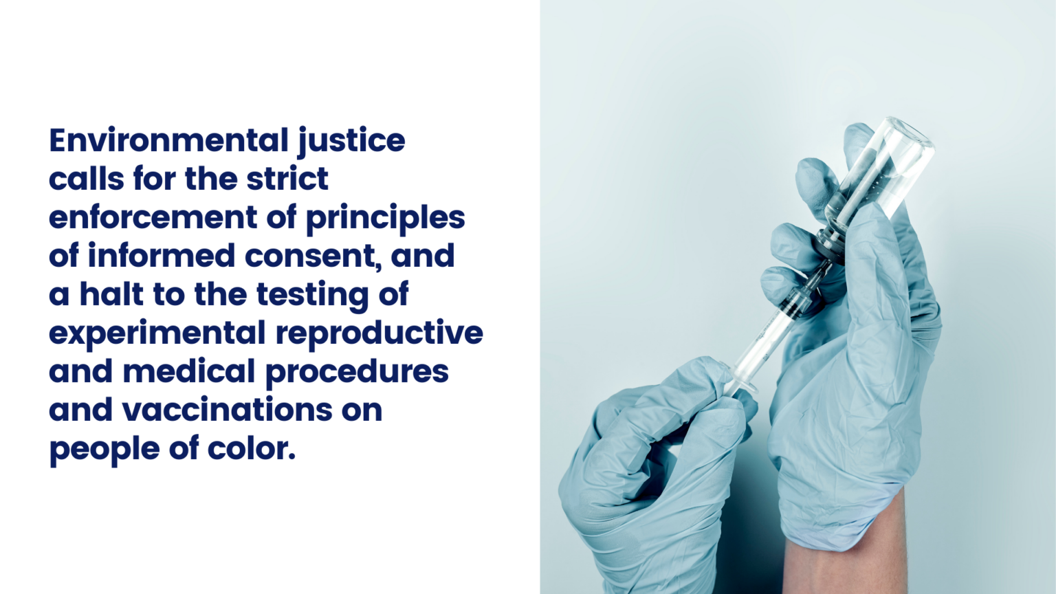 Principles of Environmental Justice – Clean Water for North Carolina